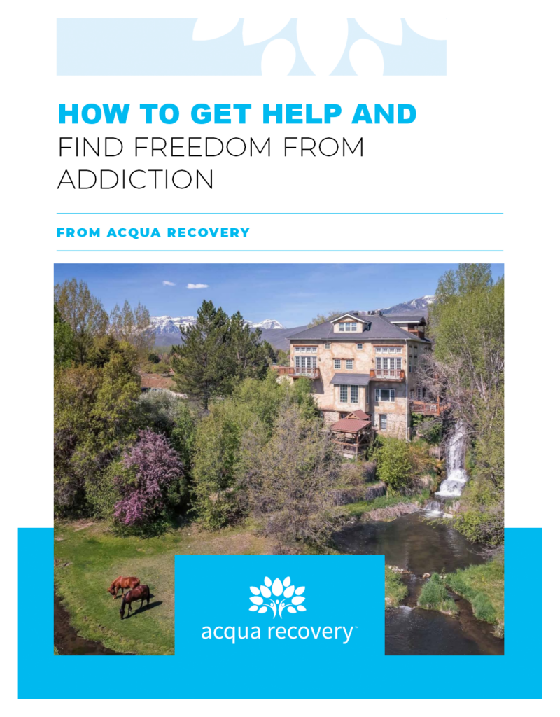 Resources for Addiction Recovery in Utah - Acqua Recovery - UT